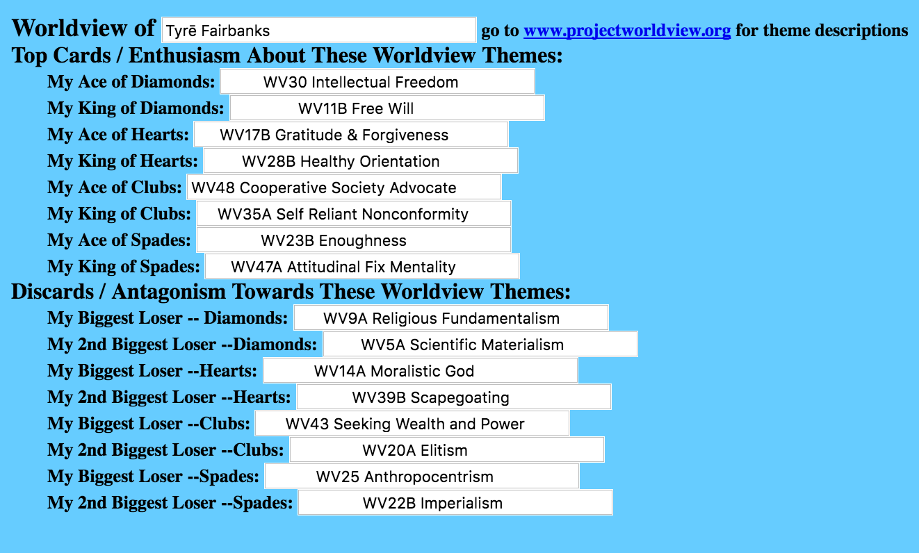 World View | GAIA U INTERNATIONAL